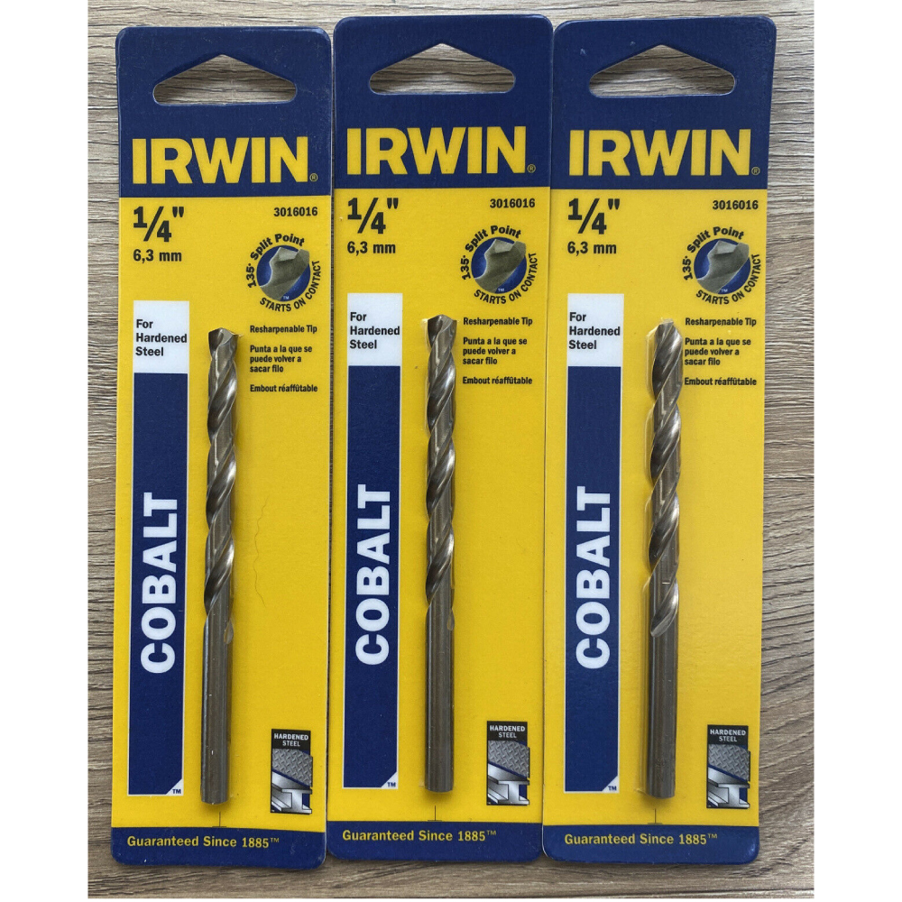Broca Hss Metal Cobalto 1/4" - Blister Irwin | Lenmex